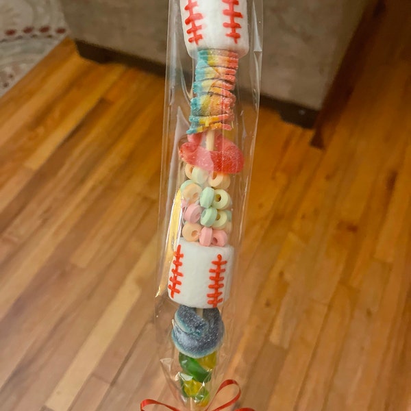 Baseball Candy Kabobs Party Favors Treat Boxes Sweet Sour Candy Candy ...