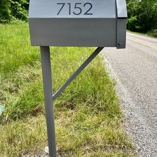 Modern Mailbox Numbers Address - Reflective Mailbox Street Address and ...