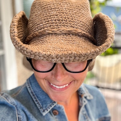 Crochet Pattern / Fedora Crochet Sun Hat / Sun Hat Crochet Pattern ...