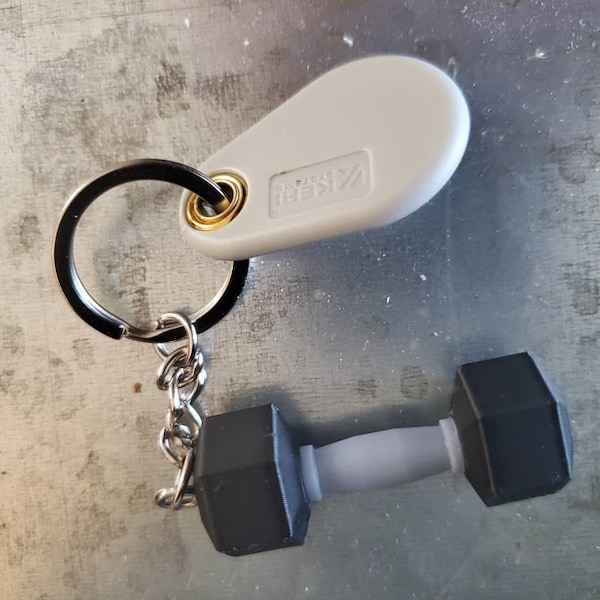 Dumbbell Keychain (3d Printed) - Etsy