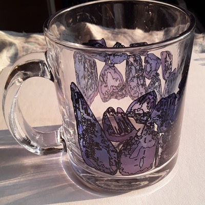 Rose June Birth Flower Glass Iced Coffee Glassware 21st - Etsy