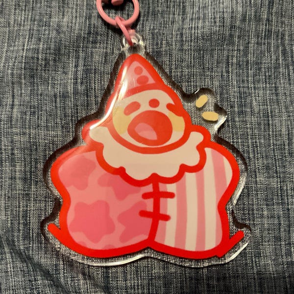 Cute Lil Clown Keychains // Acrylic 3in Keychain - Etsy