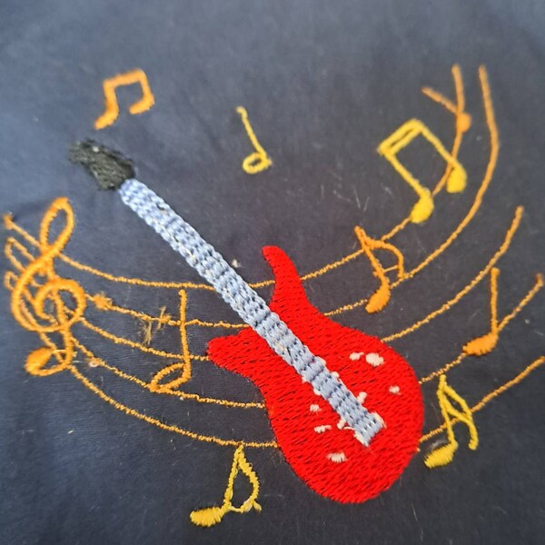 Machine Embroidery Design - Musical Instrument Collection #01 - Etsy