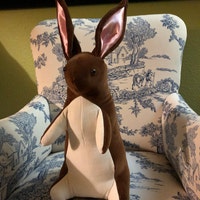Velveteen Rabbit Sewing Pattern Bunny Rabbit Stuffed Animal Soft Toy ...