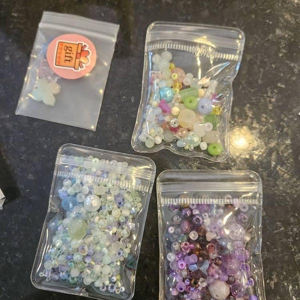 DIY Kit, 15g Mystery, Sample Bags: Surprise Variety of Beads Bags for ...