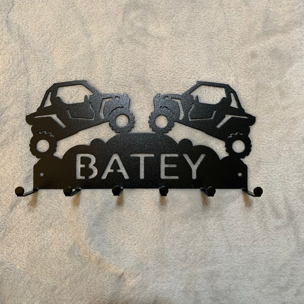 UTV Key Holder With Two Utvs, Personalized Gift - Etsy