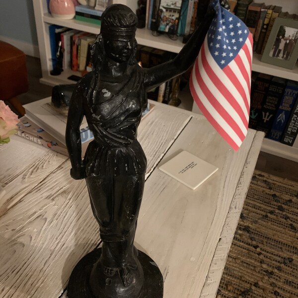 American Flag W/pole flag Holder Available Dollhouse Miniature 1:12 ...