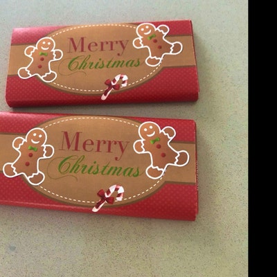 INSTANT DOWNLOAD Cute Christmas Hershey's 1.55oz Wrappers Christmas ...