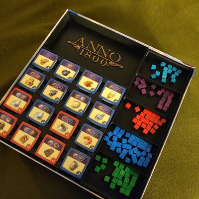 Patchwork Board Game Insert / Box Organizer - Etsy