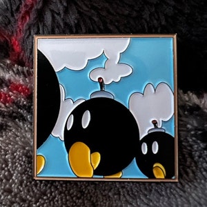Bob-omb Battlefield Mario 64 Enamel Pin Lapel Pins One - Etsy