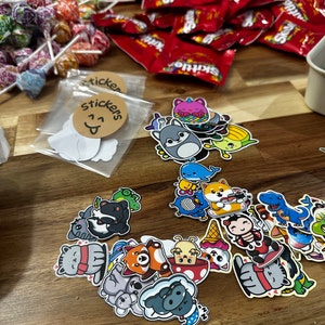 Cute Squishy Squad ONE 1 Stickers Sheet, Print & Cut PNG, JPF Plus Free ...