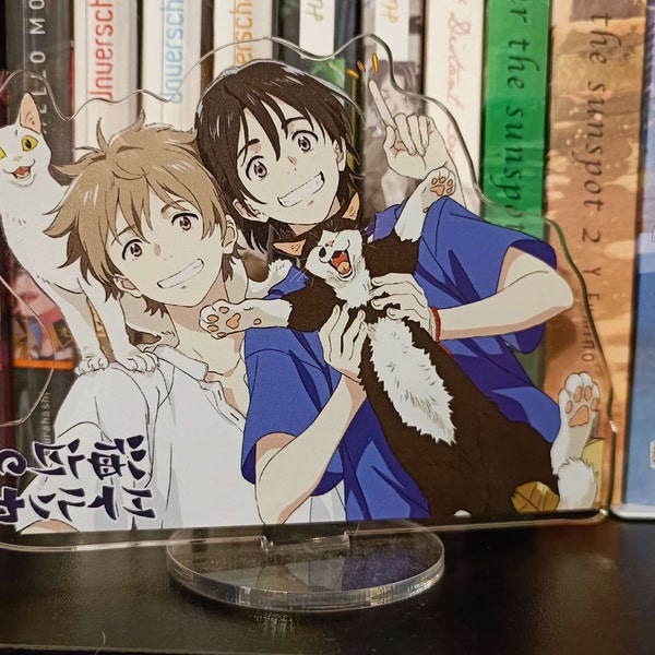 Seaside Stranger Acrylic Stand: Shun & Mio, BL Anime Gift - Etsy