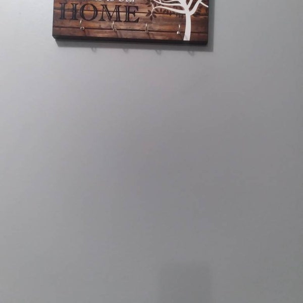 Key Holder for Wall, Wedding Gift, Welcome to Our Home, Anniversary ...