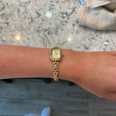 Dainty Vintage Minimalist Gold Womens Watch Small Face Watch for Women, Present for Her, Vintage ...