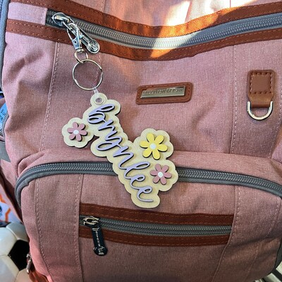 Custom Kids Name Backpack Tag for School Bag Personalized Childs Bag ...