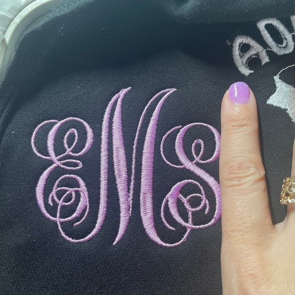 SALE** Interlocking Monogram Embroidery Font 11 Sizes Machine BX ...