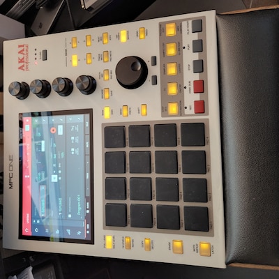 Akai MPC ONE Custom Stand With Wrist Pad Rack Solid Walnut Wood / MPC ...