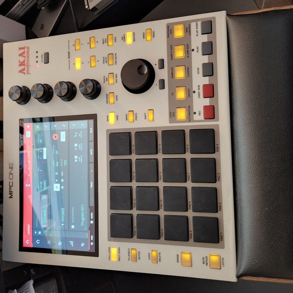 Akai MPC ONE Custom Stand With Wrist Pad Rack Solid Walnut Wood / MPC ...