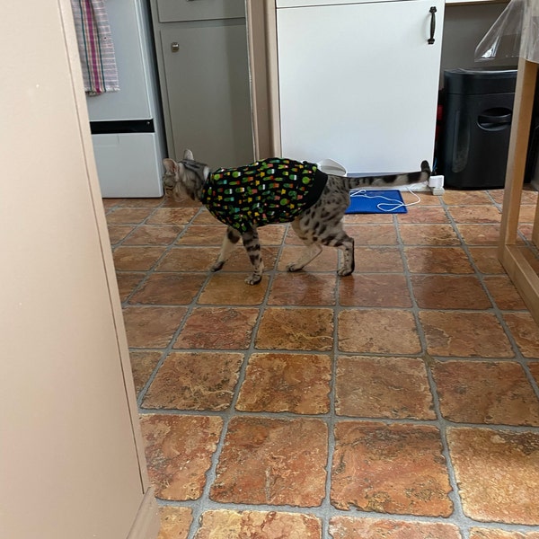 Cat Hoodie Sewing Pattern, Cat Turtleneck, Pet Gift for Cats Sphynx ...