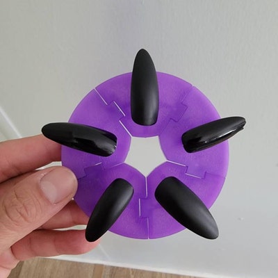 5pcs False Nail Display Stand Holder Set/ Nail Art Practice Holder ...