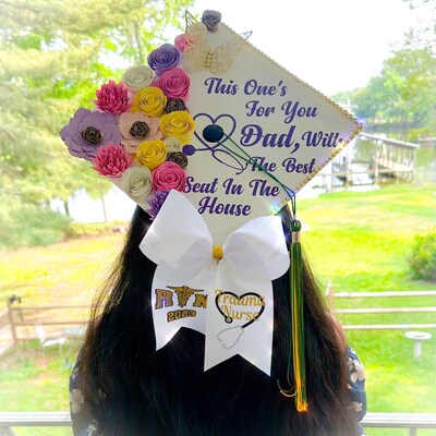 Graduation Cap Decor Graduation Cap Topper Class 2022 - Etsy