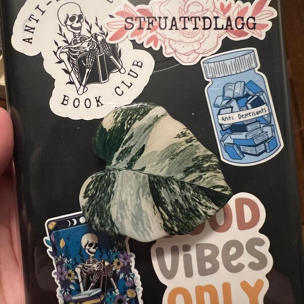 Skeleton Reading Tarot Card Sticker | Ideal Gift for Book Lovers ...