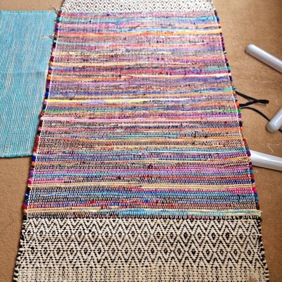 Denim Jean Blue Tight Weave Quality Rag Rug Small Medium Large Extra ...