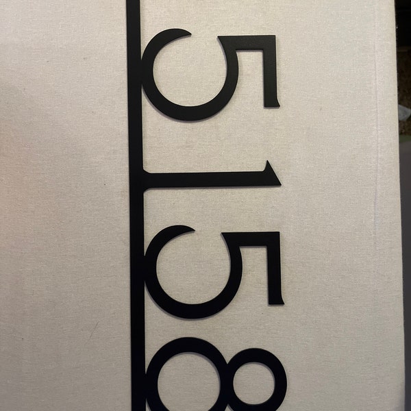 Horizontal Address Plaque, Custom Metal Powder Coated Address Sign - Etsy