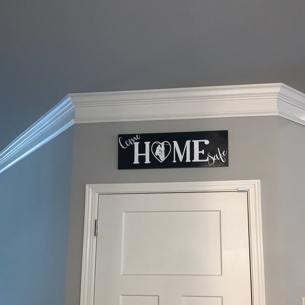 Lineman Sign - Come Home Safe Wood Lineman Sign - Lineman's Home ...