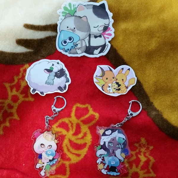 Splatoon Idols - Keychains - Etsy