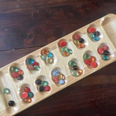 Mancala African Stone Game - Etsy