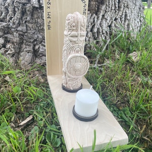 Freyr Totem Altar Frey Statue Norse Pagan Asatru Figurines - Etsy