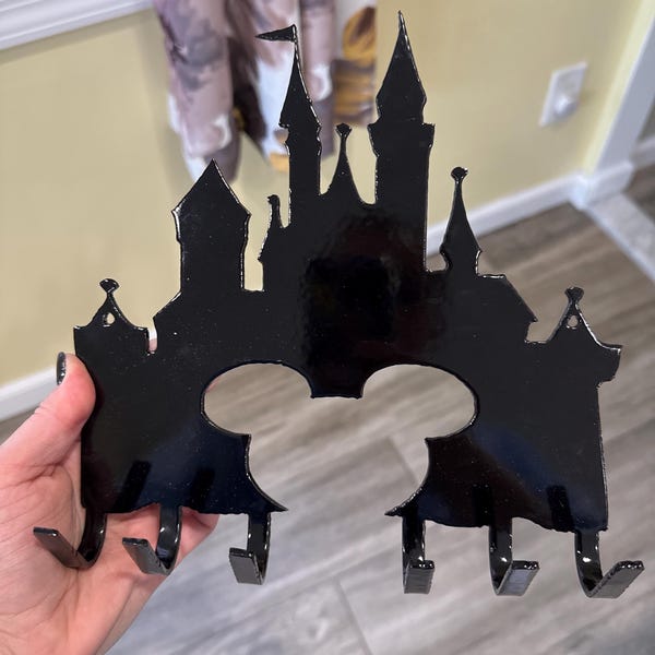 Disney Castle Key Holder Wall Mount Style - Etsy