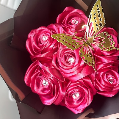 Eternal Ribbon Roses - Etsy