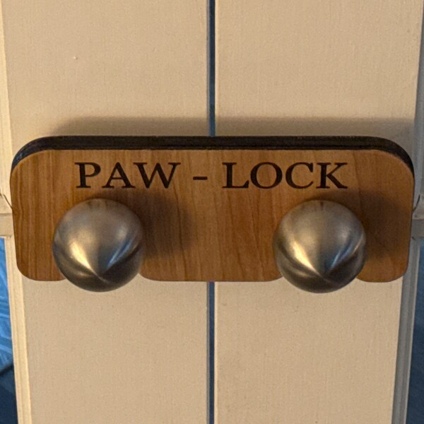 Paw-lock to Keep Those Pesky Animals From Opening the Interior French ...