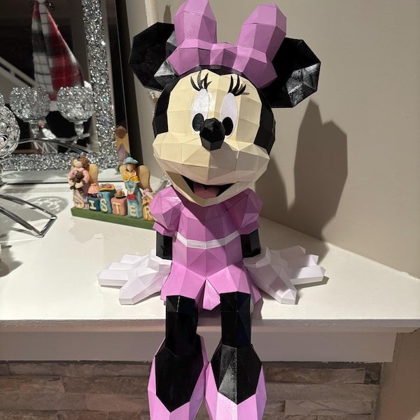 Papercraft Mickey Steamboat, DIY PDF, DXF and Svg, Low Poly, Origami ...