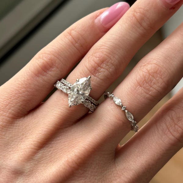 Real Lab Grown Diamond Engagement Ring IGI Certified Diamond Proposal ...