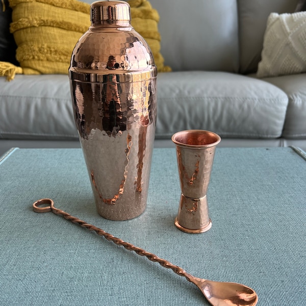Pure Hammered Copper Jigger 1 Oz/2 Oz - Etsy