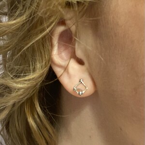 Gold Plated Earring Stack, Silver Earring Stack, Sterling Silver ...