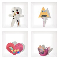 White Photo Box Grid 9 Box Template Photoshop Template - Etsy Canada