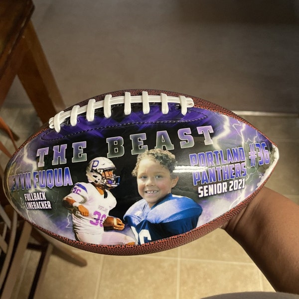 Custom Senior Football Gift - Personalized Football, Senior Night ...