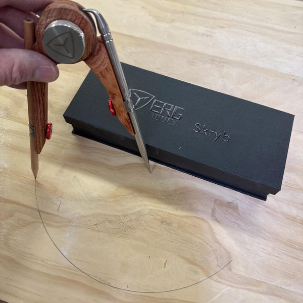 Yerg Tools Rosewood Skryb Layout & Marking Scribe Tool for Carpentry ...