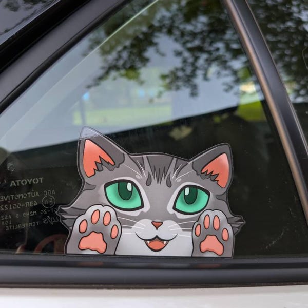 Cat-cute-matte Sticker - Trap Neuter Return - TNR Support - Snip 'em ...