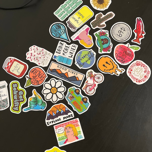 50 Random Sticker Pack for Laptop Book Decoration Stickers - Etsy