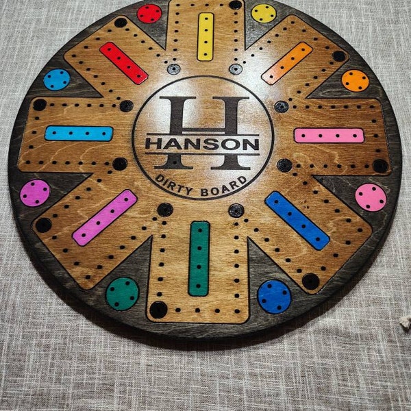 Texas Edition Wooden Wahoo Board Game With Dice and Marbles, Free ...