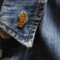 Civil Rights Gold Dipped Pewter Lapel Pin CC653G Civil Rights, Black ...