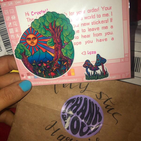 Trippy Face Vinyl Sticker | Psychedelic Vinyl Sticker | Stickers for ...