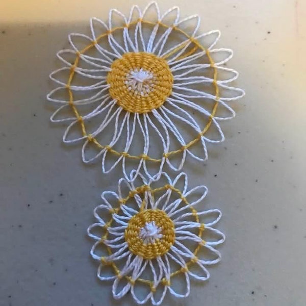 Heart Teneriffe/sol Lace Patterns (8) - Ready to Use - (assorted Colors ...