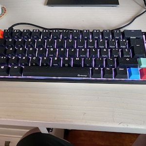 Geometry Alpha Metal Artisan Keycap Iridescent Anodized - Etsy