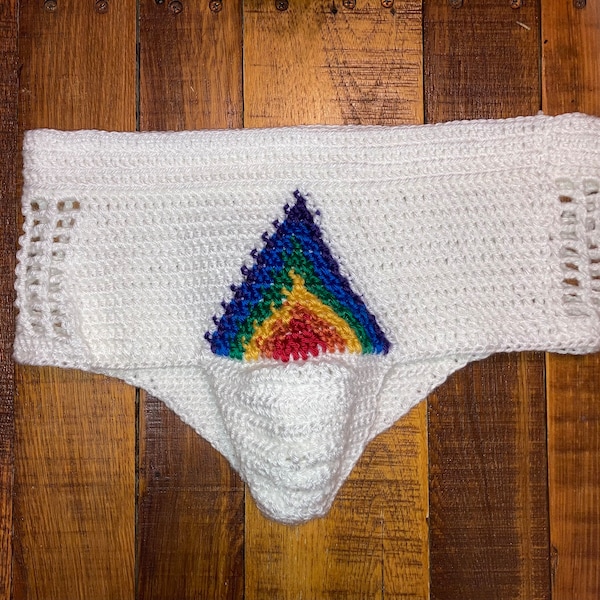 Men's Crochet Pattern, Full Side Briefs in Double Knit Yarn - Etsy